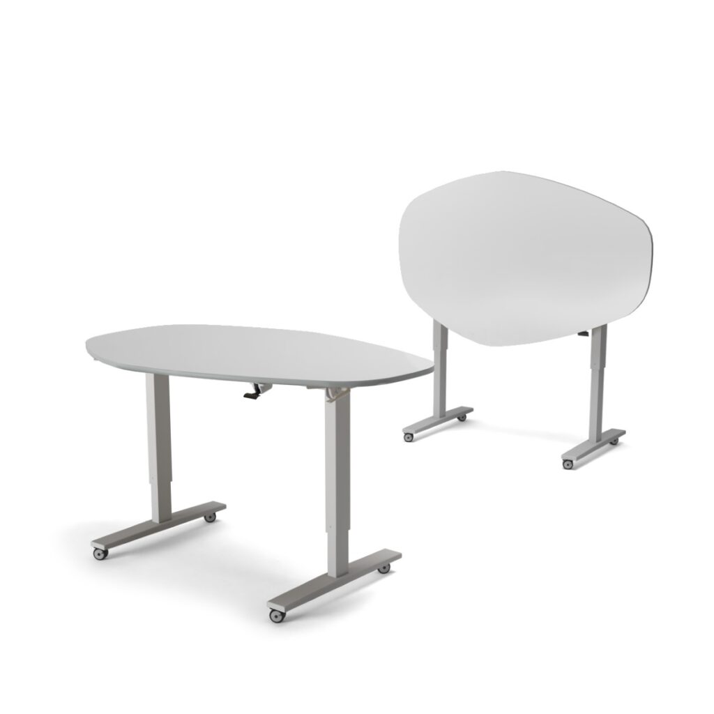 Irregular Shape Folding Table - NorvaNivel US